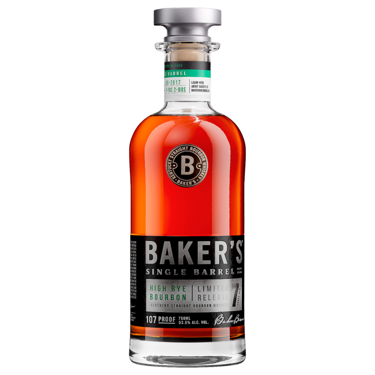 Baker's Straight Bourbon Single Barrel High Rye Bourbon Limited Releas