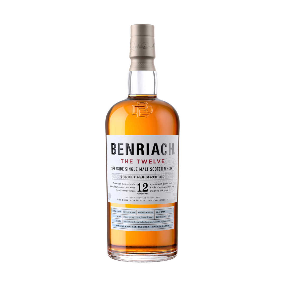 The BenRiach Twelve 12 Year Old Single Malt Scotch Whiskey