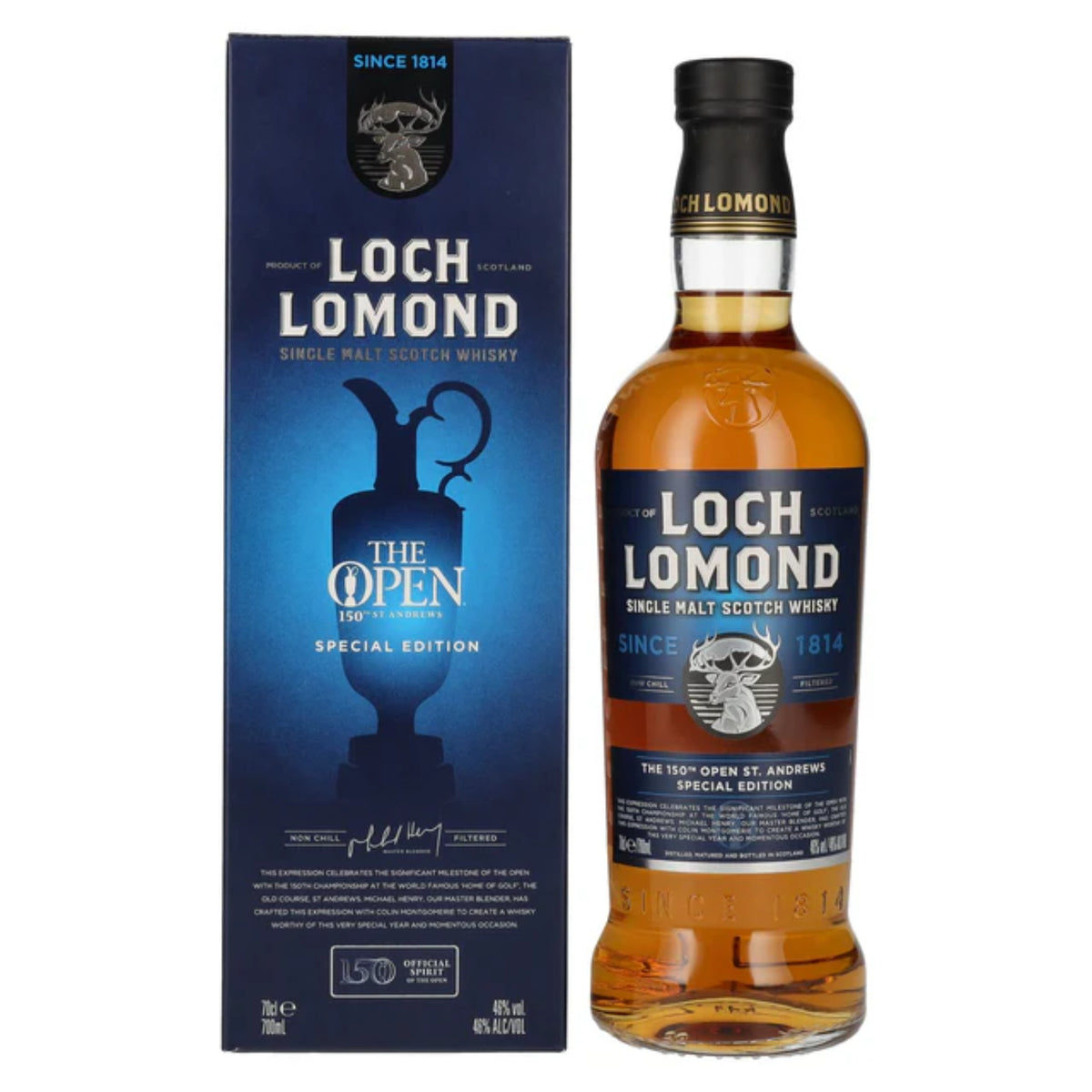 Loch Lomond Scotch Whiskey The Open 150 Special Edition | Liquor Geeks