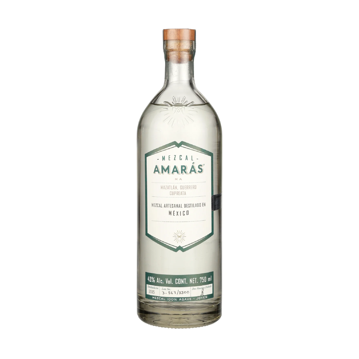 Amaras Mezcal A. Cupreata Joven | Liquor Geeks
