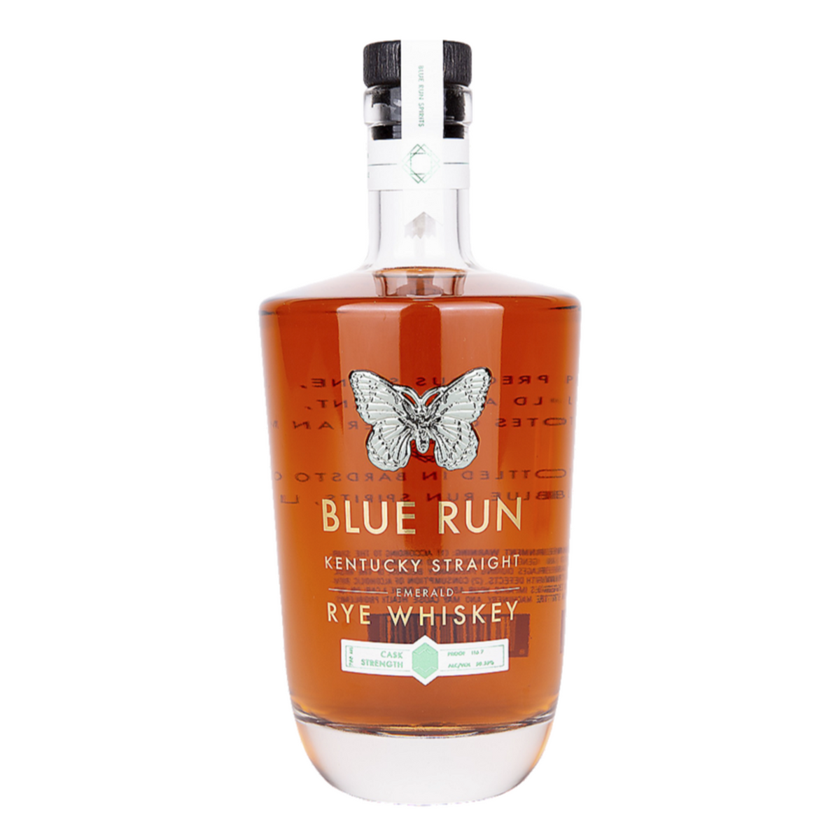 Blue Run Straight Rye Whiskey Cask Strength Emerald Batch #1 | Liquor Geeks