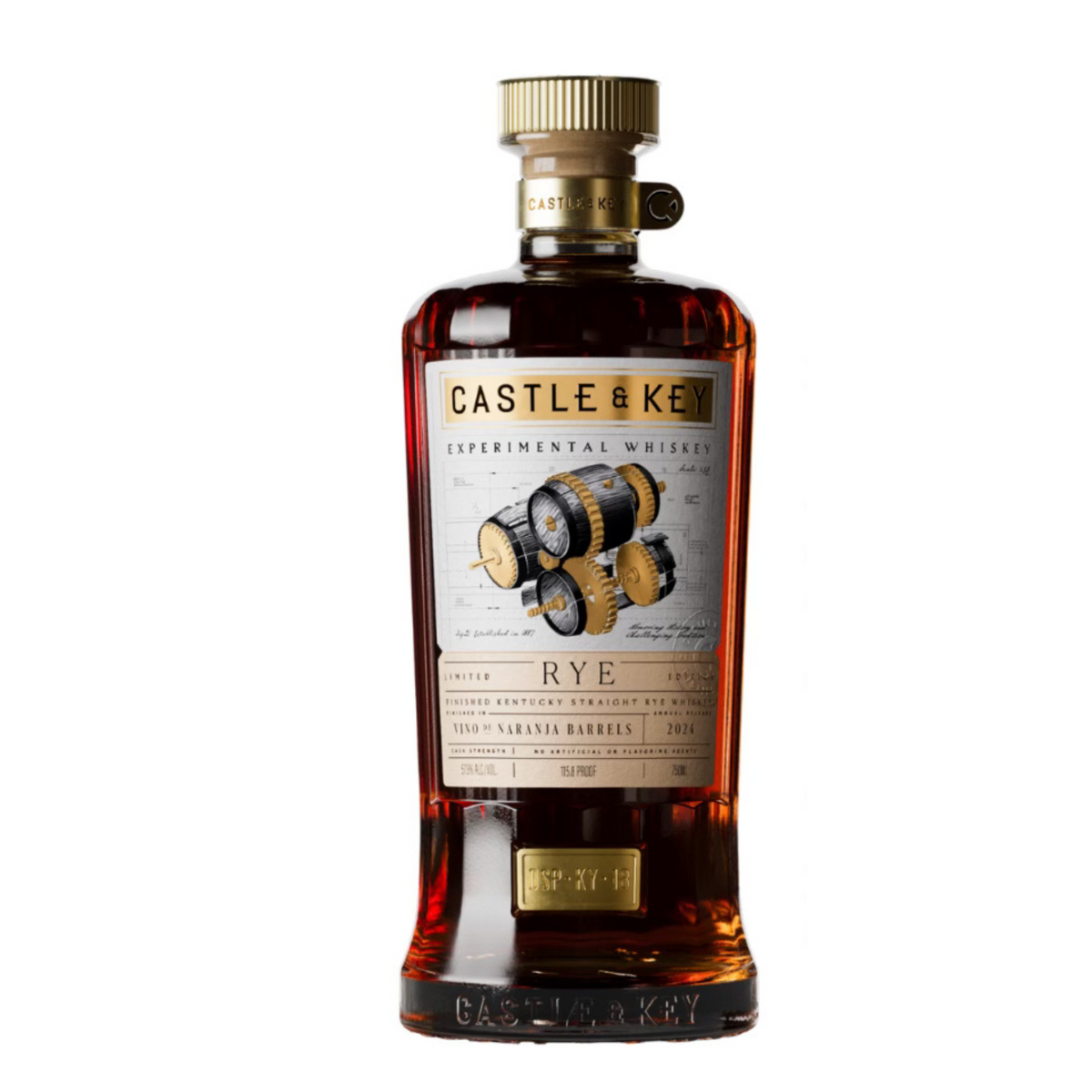 Castle & Key Experimental Series Rye Whiskey Finished in Vino De Naran