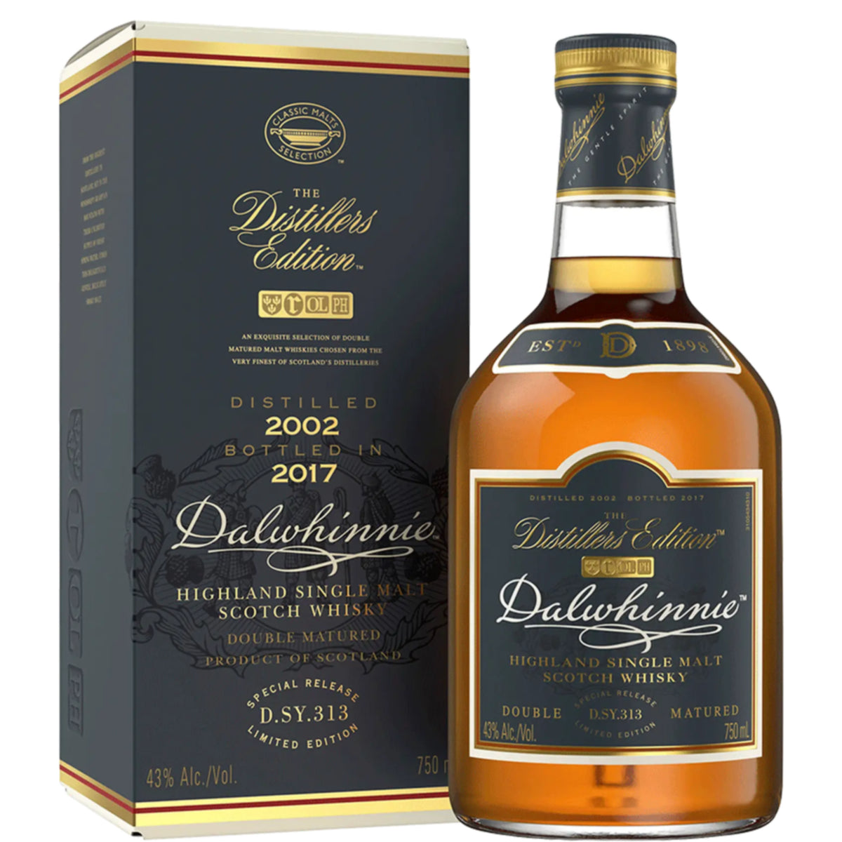 Dalwhinnie Single Malt Scotch Whiskey - The Distillers Edition Double