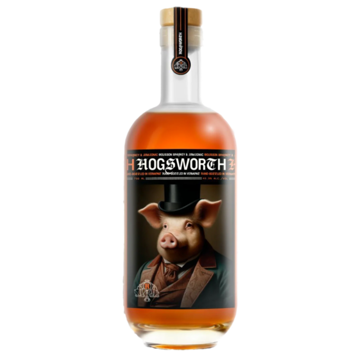 Hogsworth Bourbon Whiskey & Armagnac Hand-Bolled Vermone