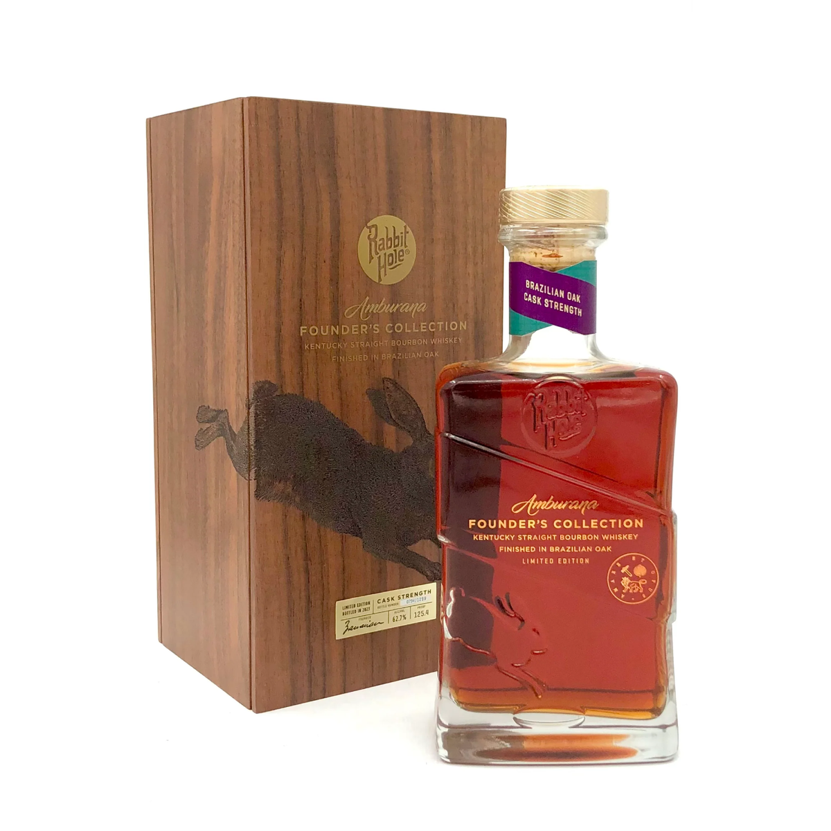 Rabbit Hole Straight Bourbon Amburana Founders Collection Cask Strengt