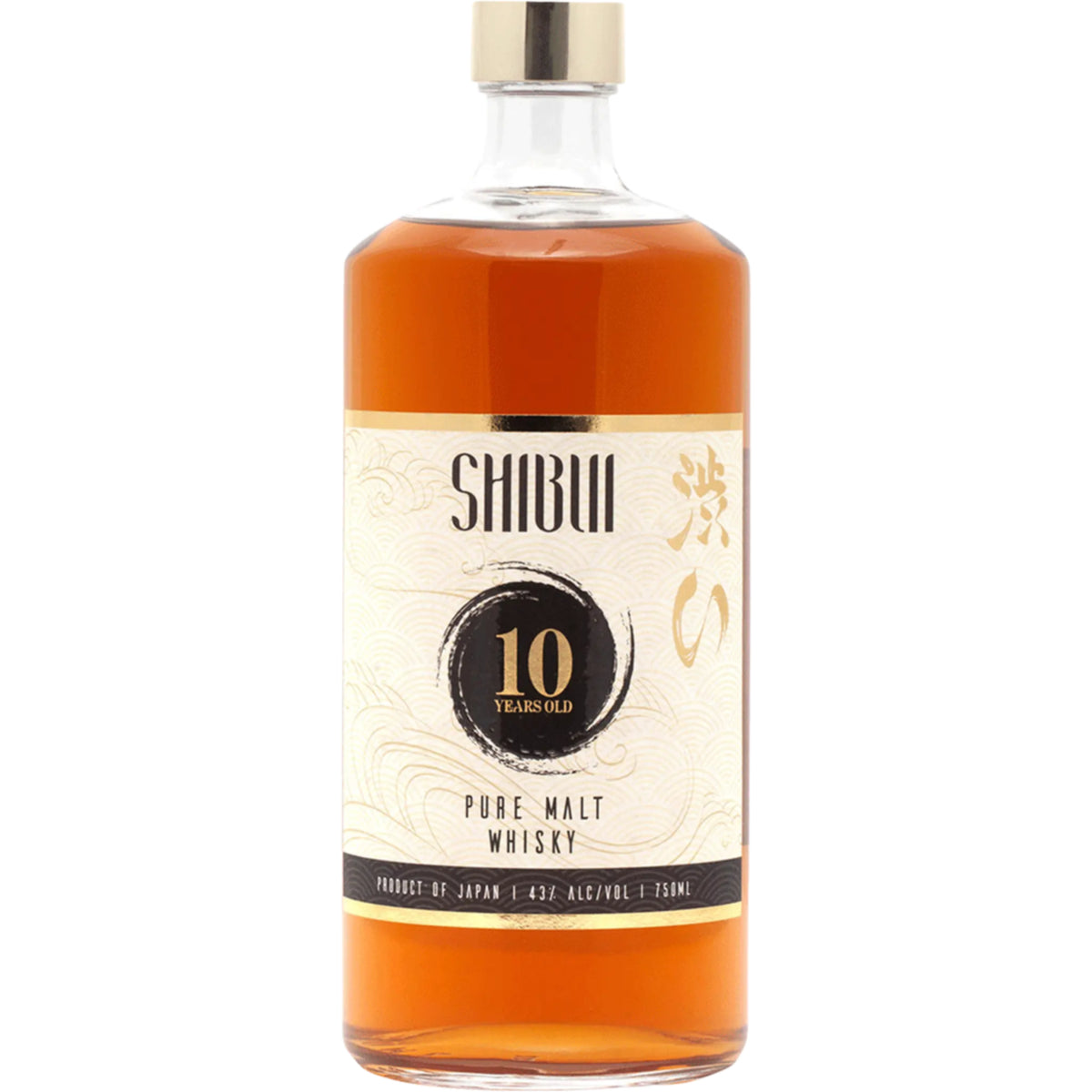 Shibui 10 Years Old Pure Malt Whiskey - Product Of Japan