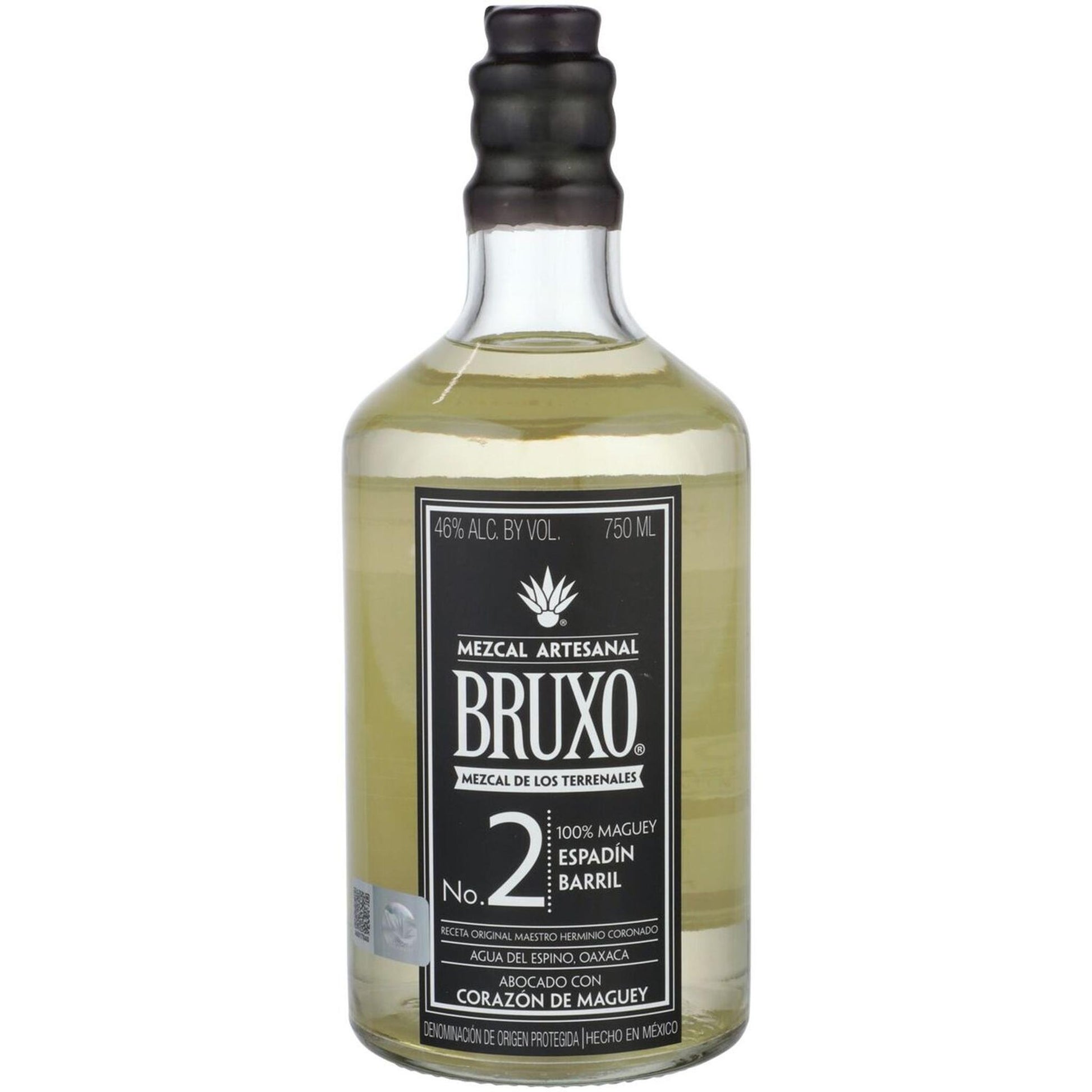 Bruxo Mezcal Artesanal No. 2 Espadin Barril Pechuga De Maguey – Liquor ...
