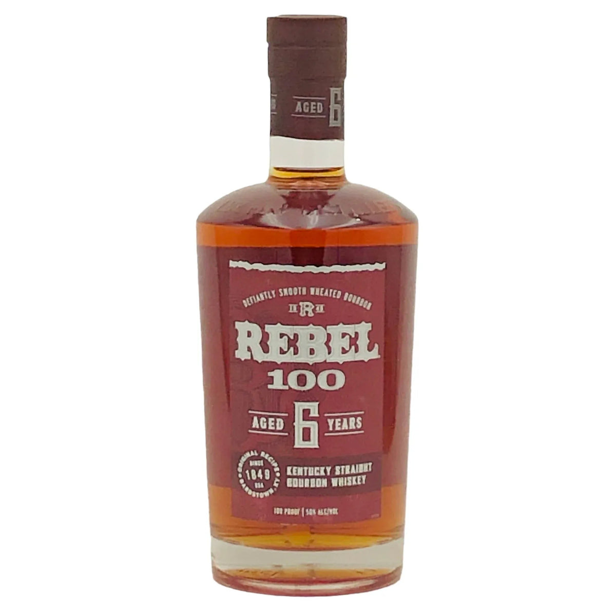 Rebel Kentucky Straight Bourbon Whiskey 6 Year 100 Proof – Liquor Geeks