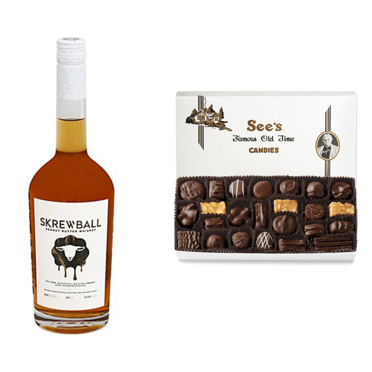 Skrewball Peanut Butter Whiskey With Gift – Liquor Geeks