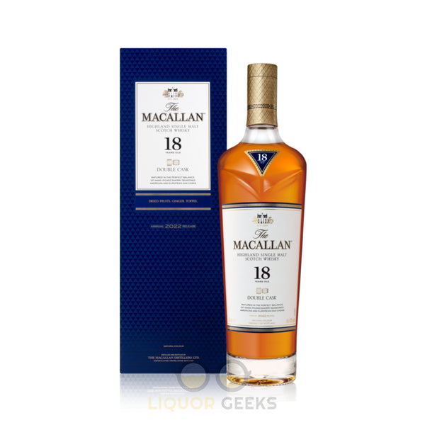 The Macallan Scotch Single Malt 18 Year Double Cask – Liquor Geeks